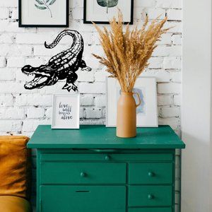 Florida Metal Works | Wall Decor | Metal Wall Hanging Alligator Decor 2 ...